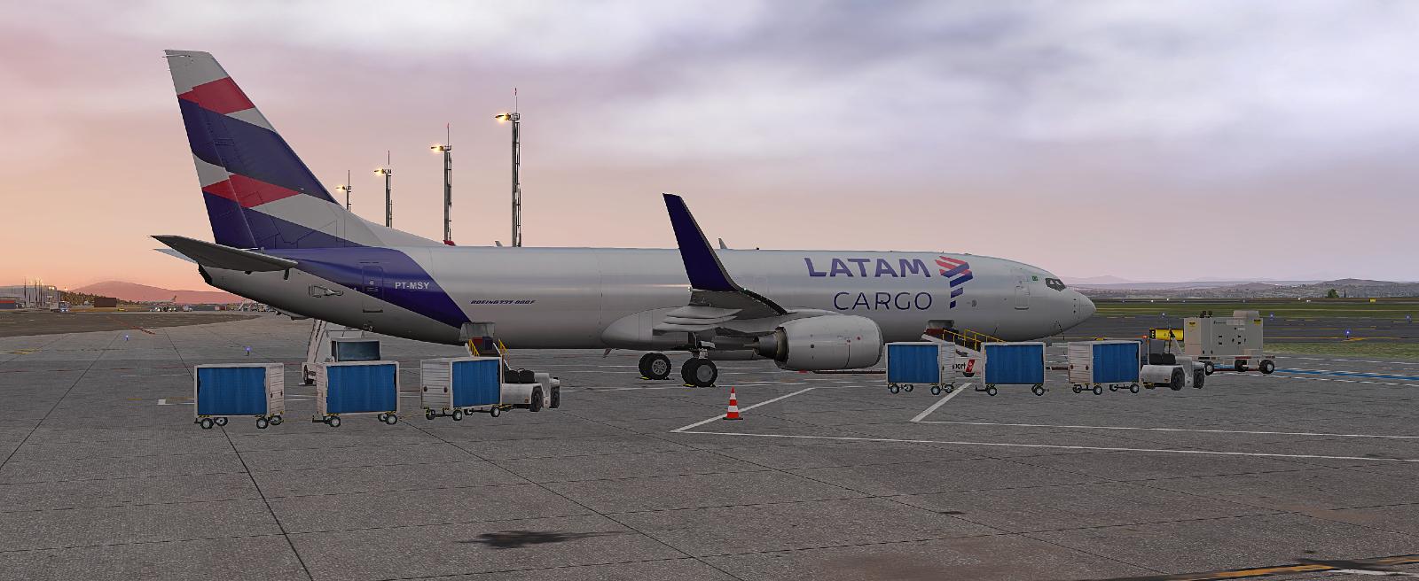 Boeing 737-800BCF LATAM Cargo (Zibo) - Aircraft Skins - Liveries - X ...