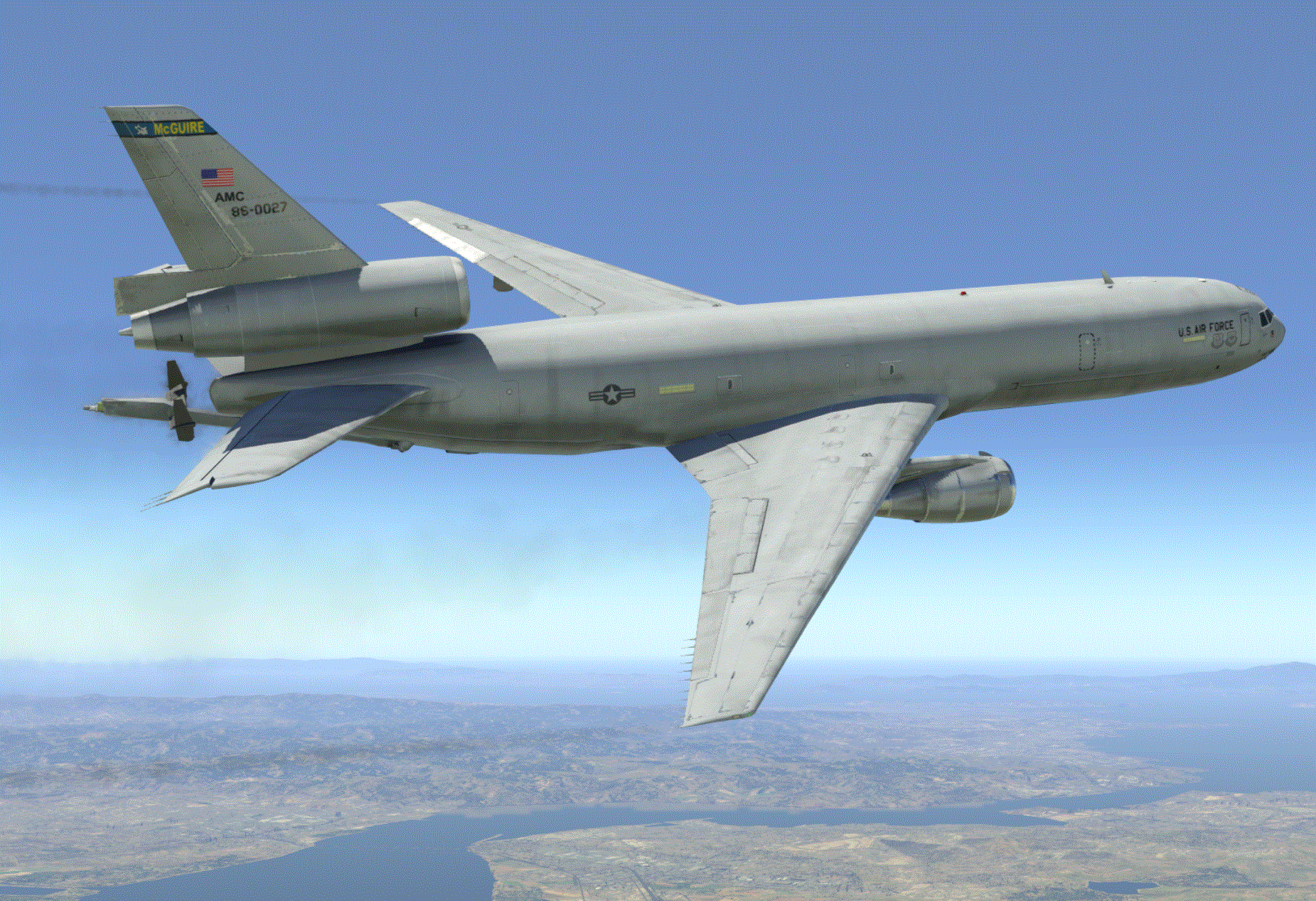 KC-10 Boom in Retracted Position - Aircraft Development Advice - X ...