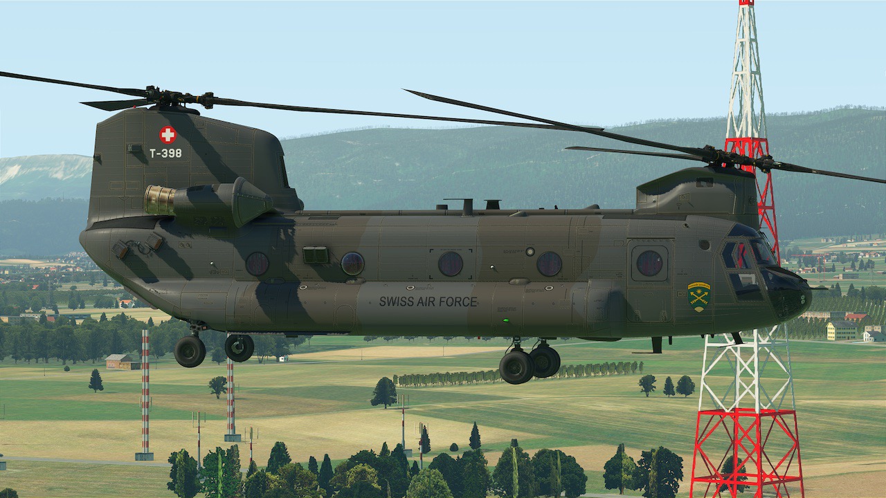 XTrident CH47-D Chinook - Swiss Air Force - Aircraft Skins - Liveries ...