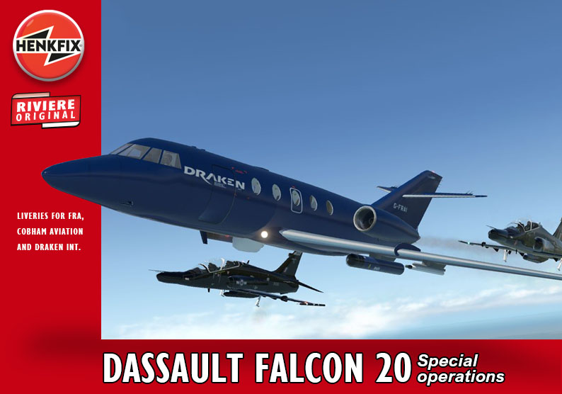 Dassault Falcon 20 special OPS /HU-25 Guardian - Military Aircraft - X ...
