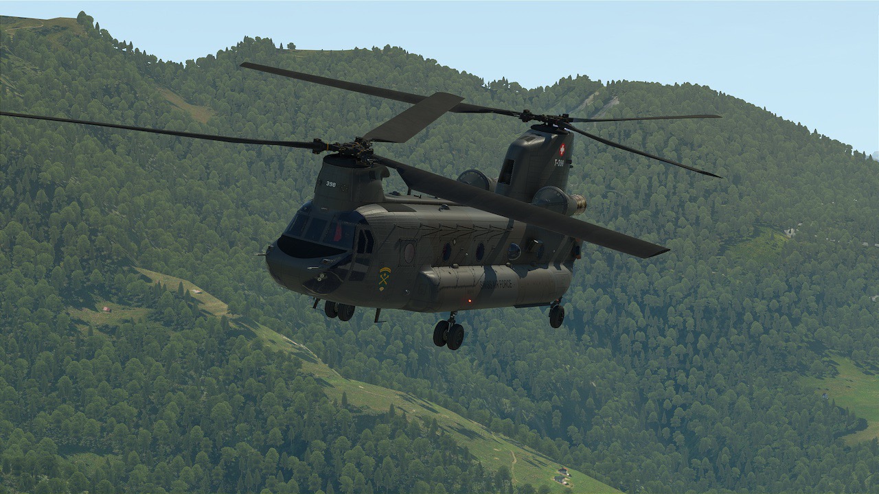 XTrident CH47-D Chinook - Swiss Air Force - Aircraft Skins - Liveries ...
