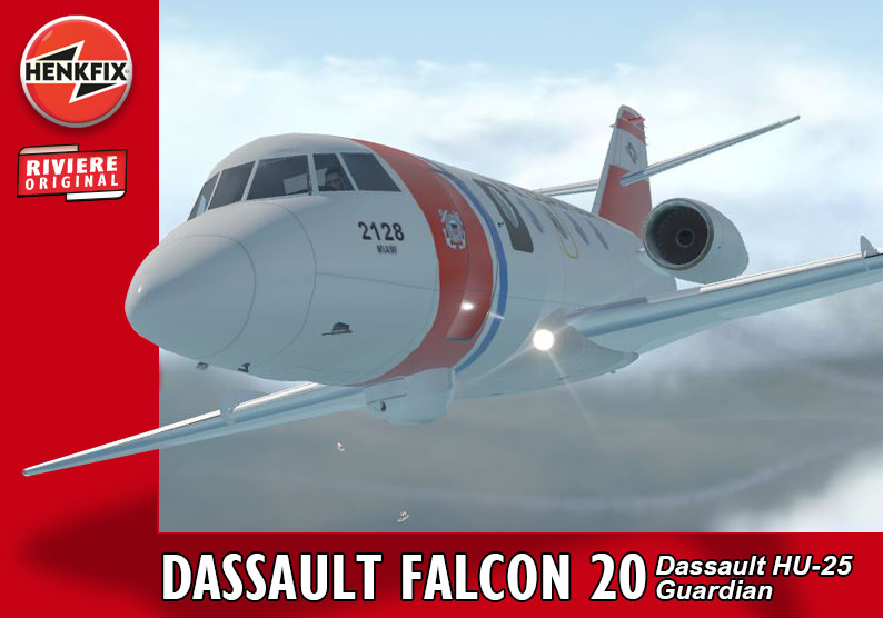 Dassault Falcon 20 special OPS /HU-25 Guardian - Military Aircraft - X ...
