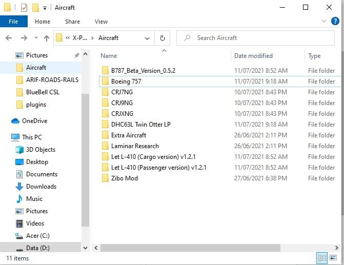 Cant install file to my aircraft folder - XP11 Compatibility List ...
