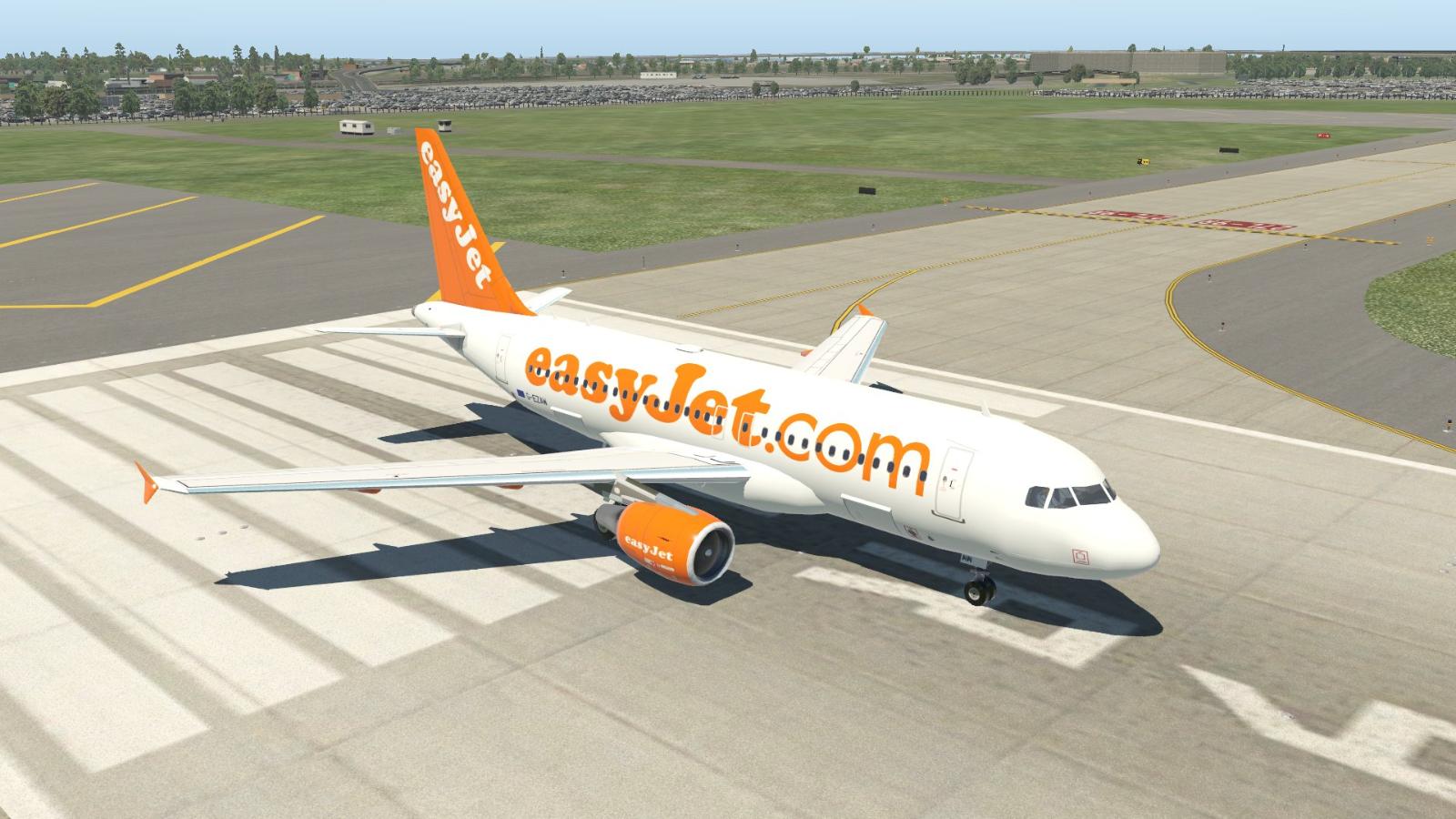 easyJet "Billboard" Livery for Airbus A319 Freeware with CFM-56 ...
