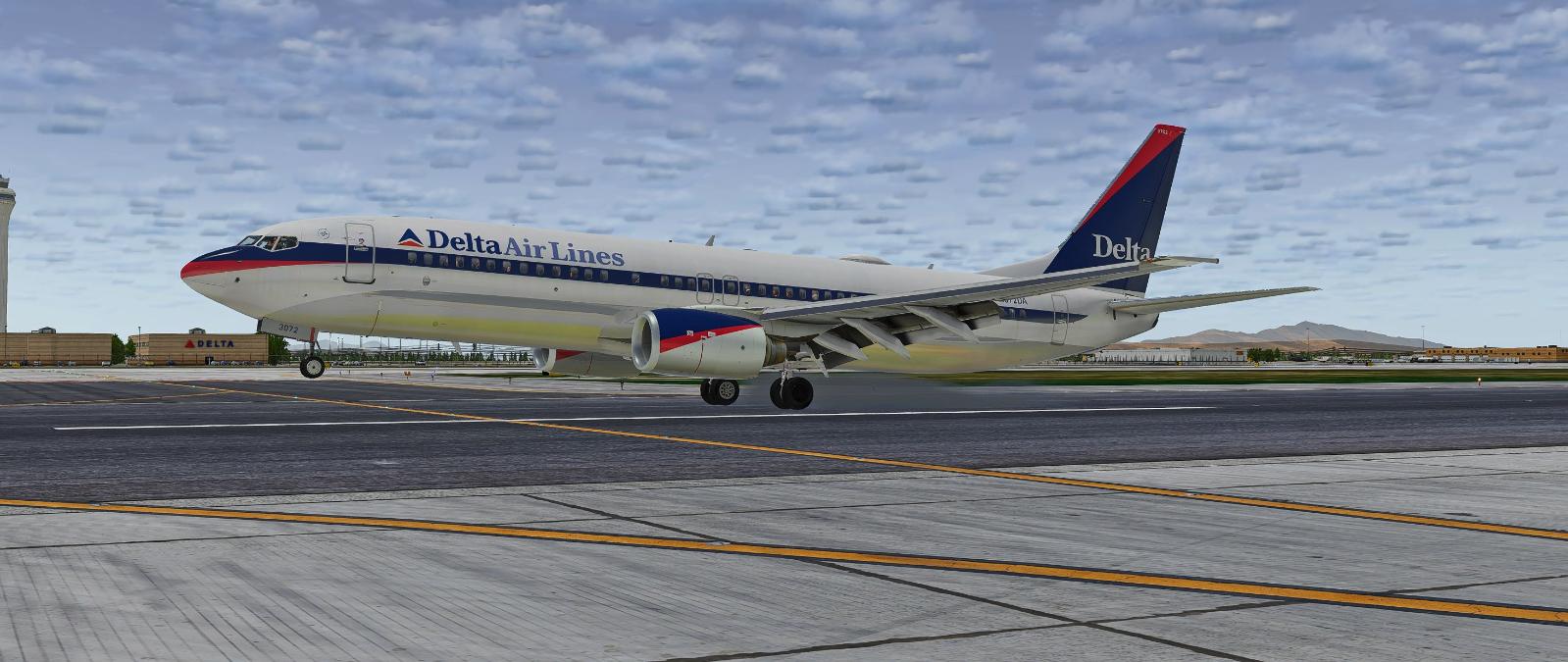 737-800 Zibo - Delta Airlines (Ron Allen Livery) N372DA - Aircraft ...