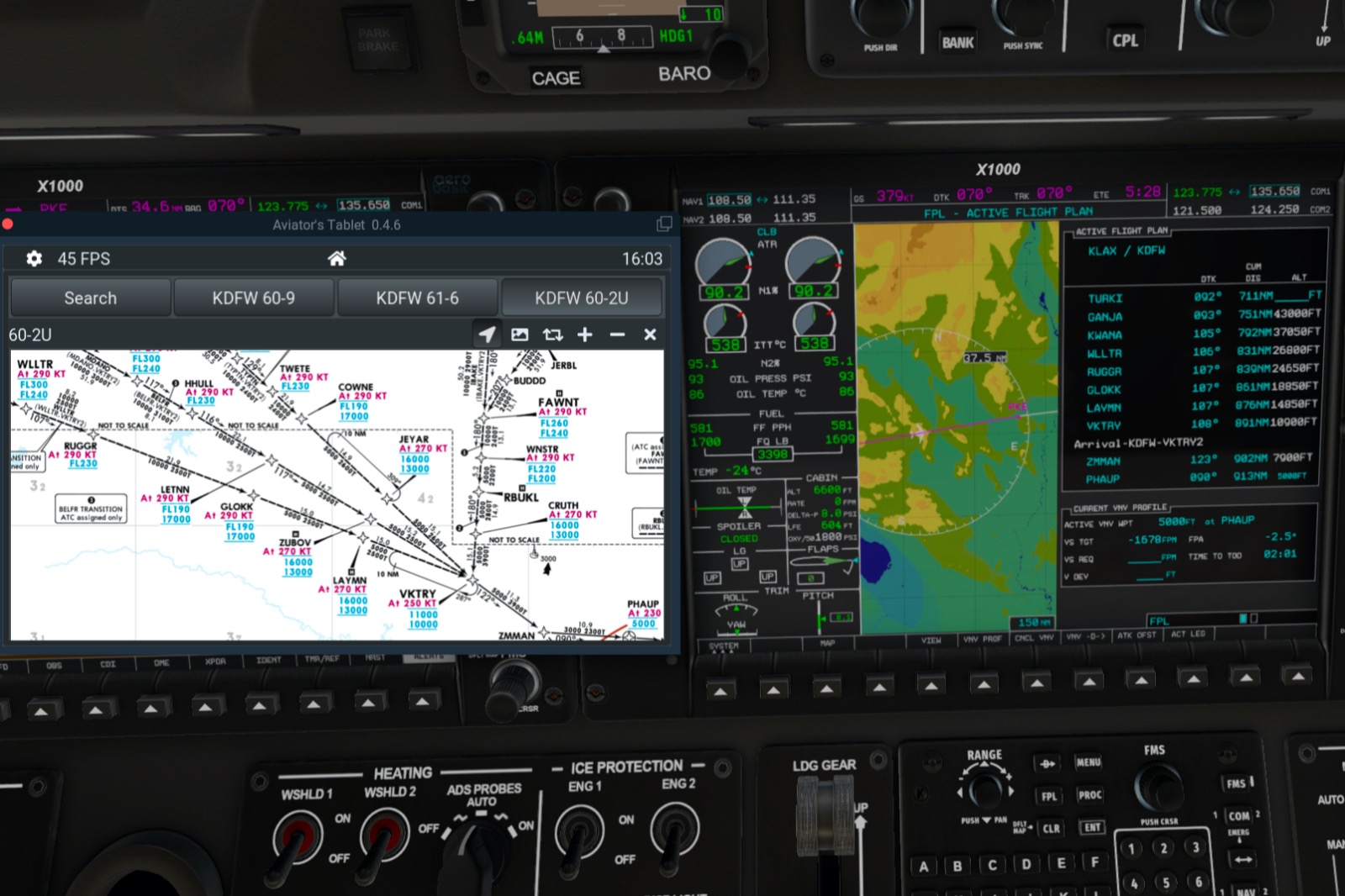 Programing VNAV for a continuous descent approach - Phenom 300 - X ...