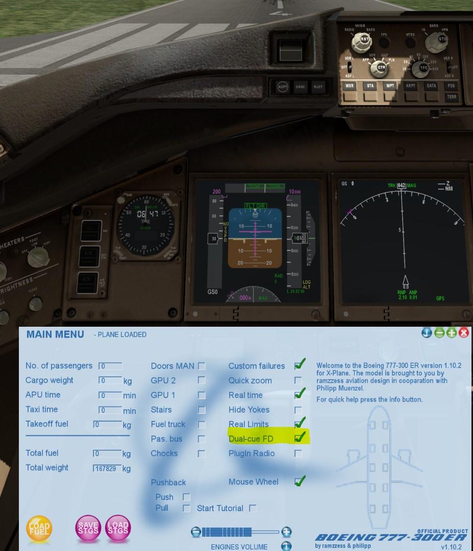 how to change 777 pfd "triangle" attitude indicator[ANSWERED] - Boeing ...