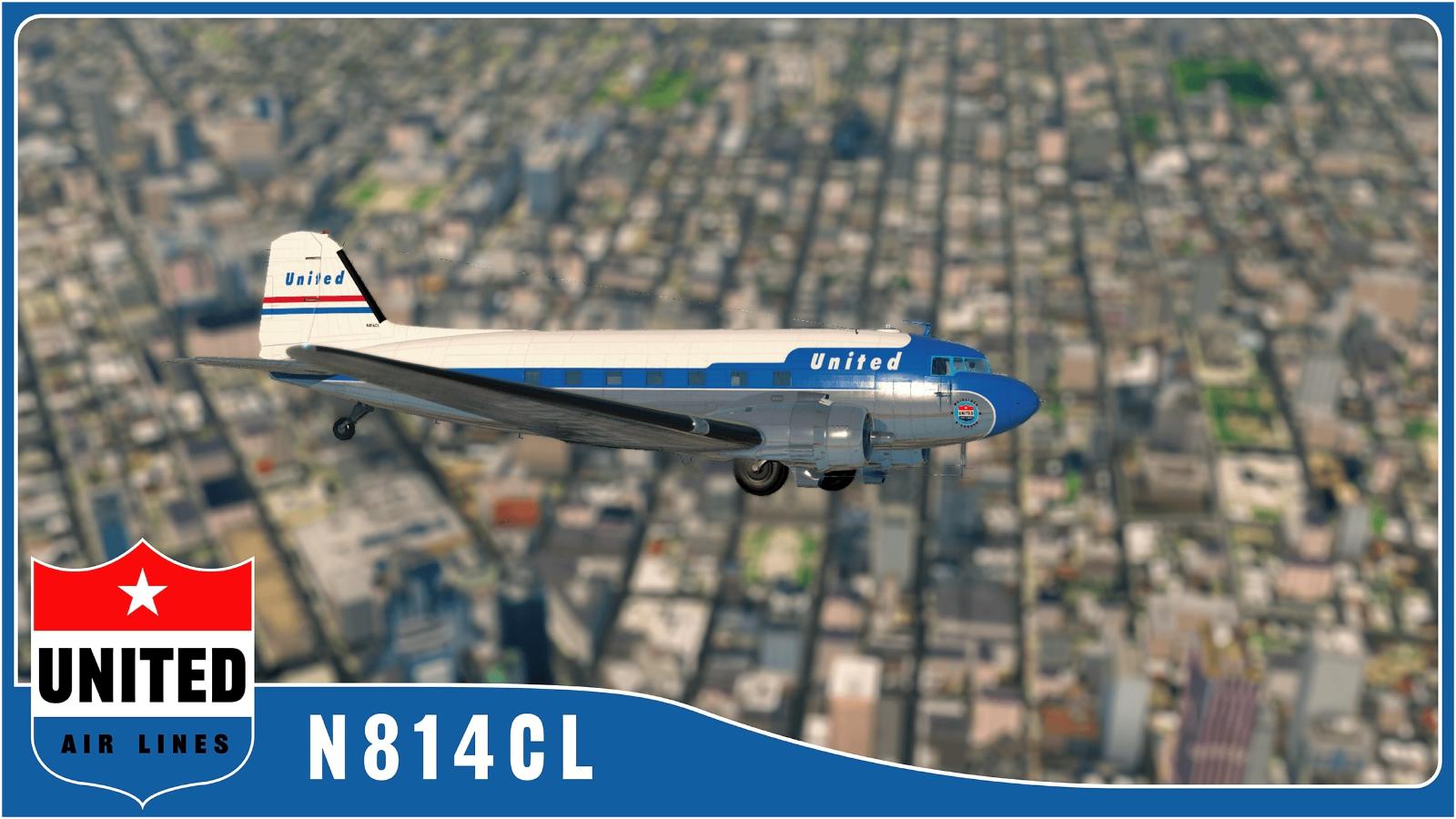 Aeroworx DC-3/C-47 N814CL Repaint - Aeroworx (AWXDC3)Douglas C-47 - X ...