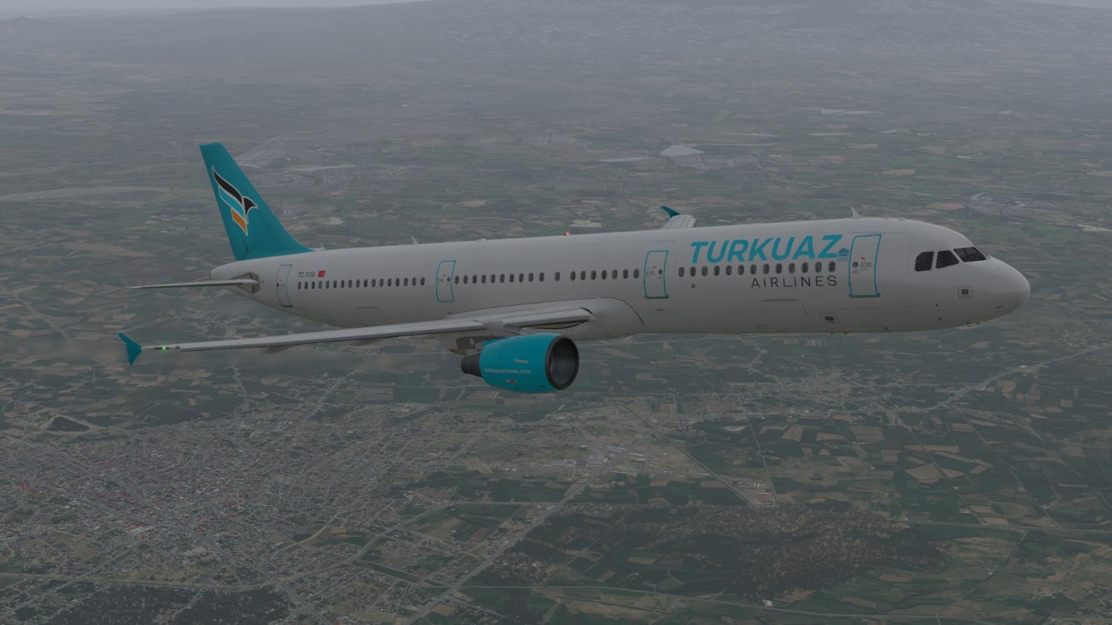 Turkuaz Airlines Package ToLiss A321 - Aircraft Skins - Liveries - X ...