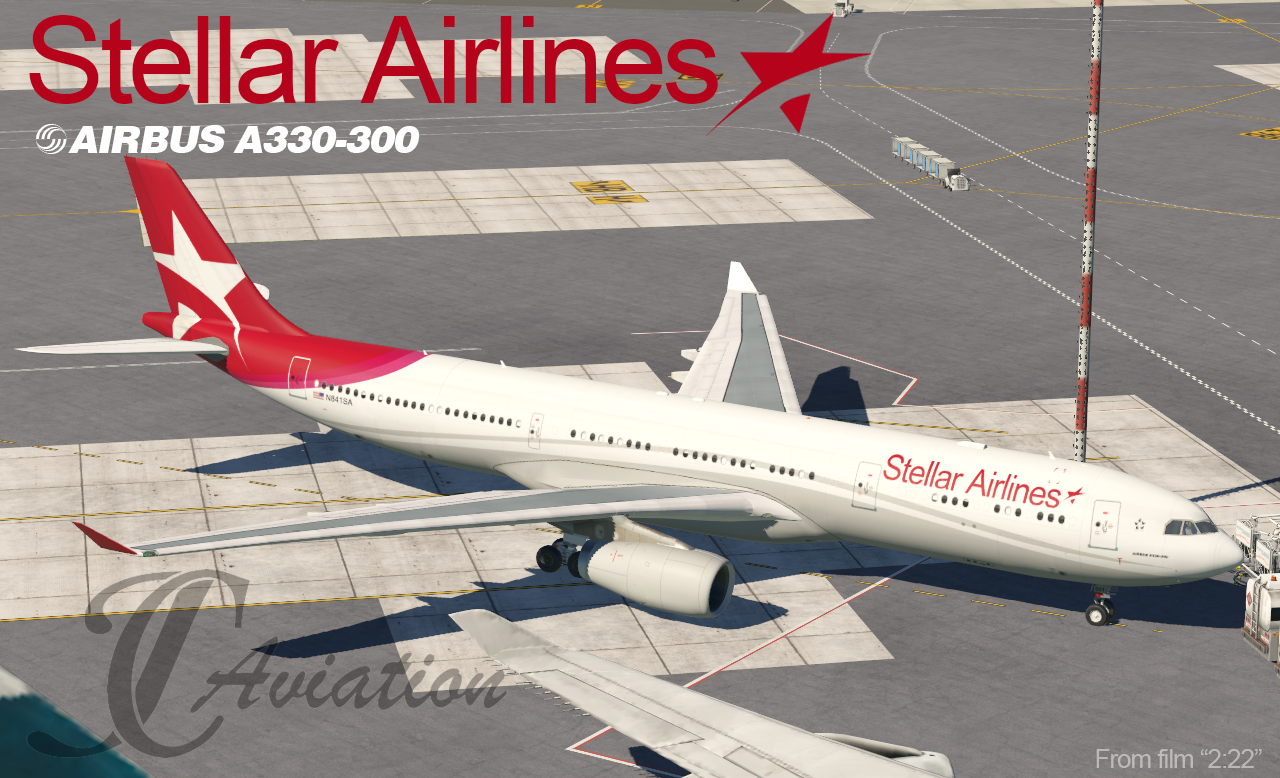 Stellar Airlines Airbus A330-343 N841SA - Aircraft Skins - Liveries - X ...