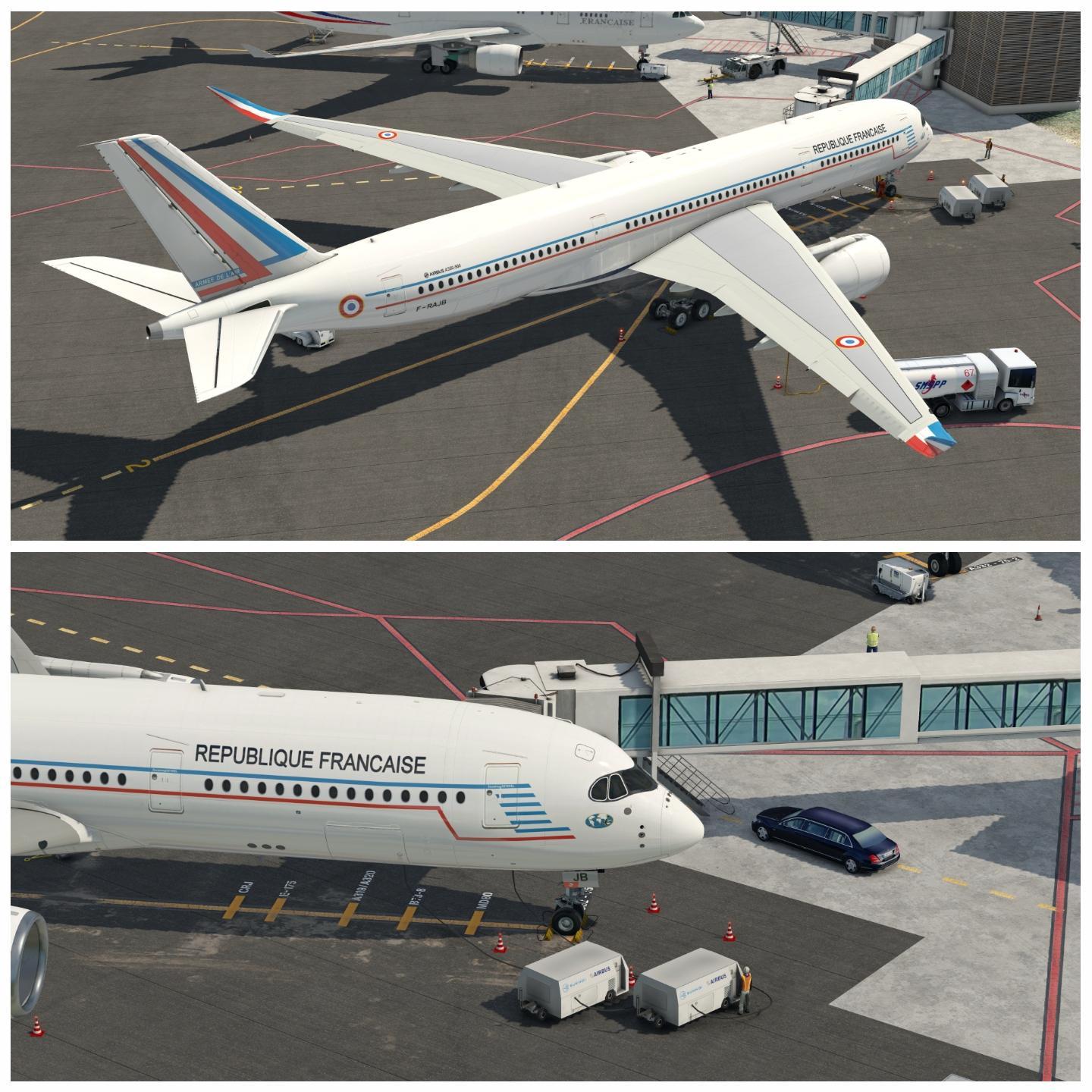 A350 French Air Force (F-RAJB) Liveries - Aircraft Skins - Liveries - X ...