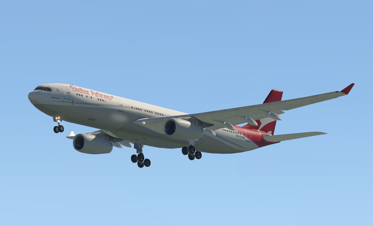 Stellar Airlines Airbus A330-343 N841SA - Aircraft Skins - Liveries - X ...