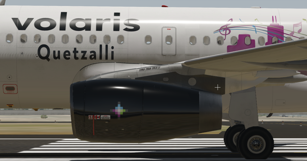 Updated engines for all Volaris repaints (IAE) A321, A319 Toliss ...
