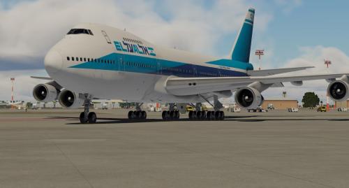 El Al Israel Airlines 747-200 4X-AXA Circa 1996 - Aircraft Skins ...