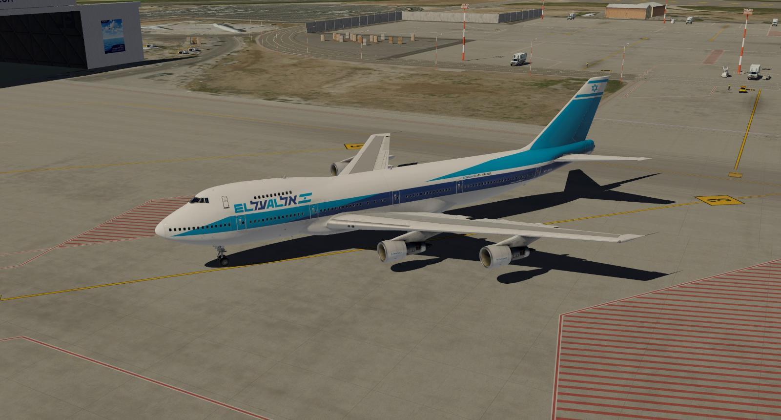 El Al Israel Airlines 747-200 4X-AXA Circa 1996 - Aircraft Skins ...