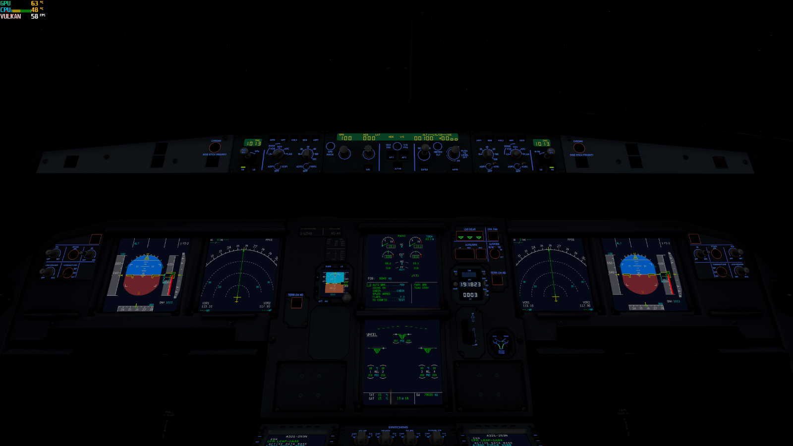Toliss A321 Blue Panel Lights - Aircraft Skins - Liveries - X-Plane.Org ...