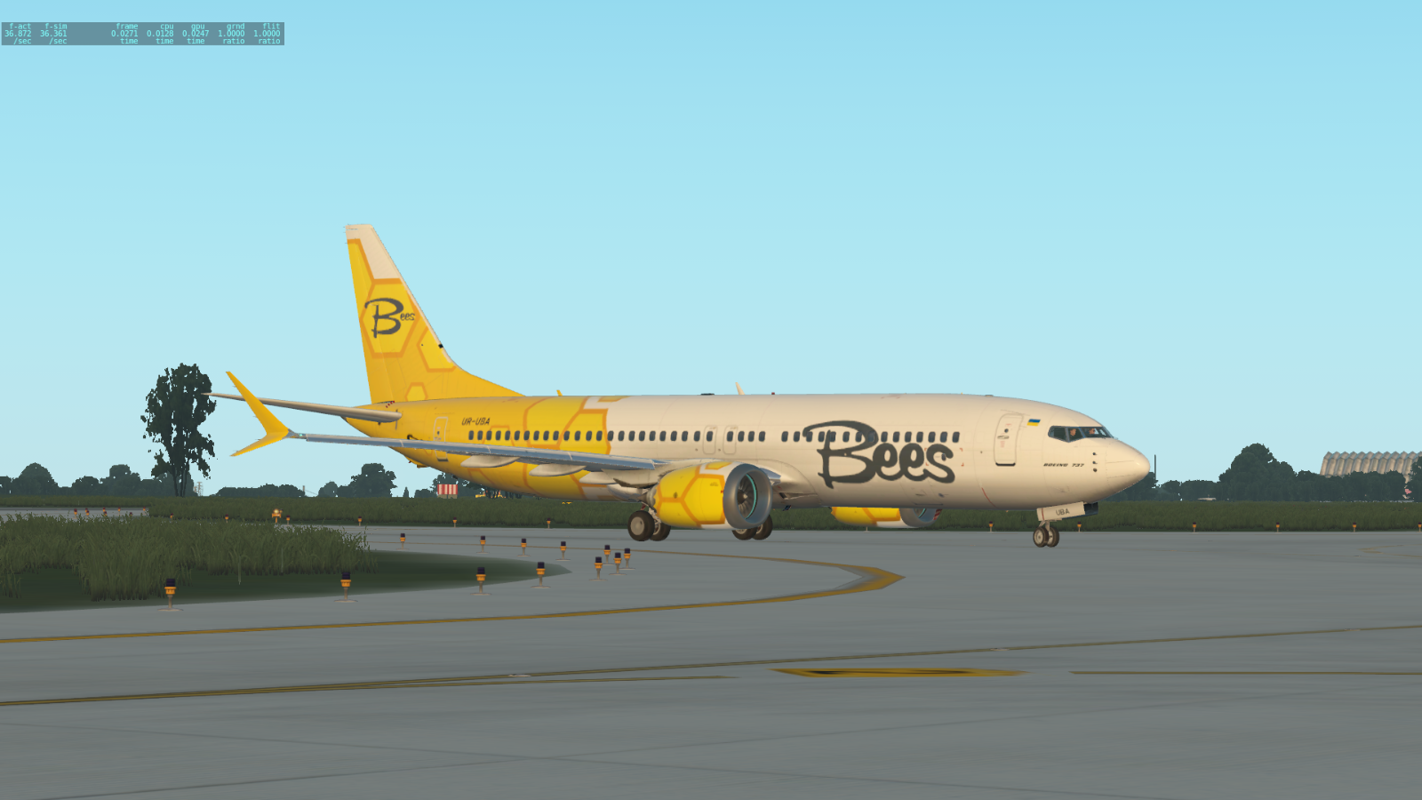 Bees Airlines Livery REPAINT for 737-8MAX - Aircraft Skins - Liveries ...