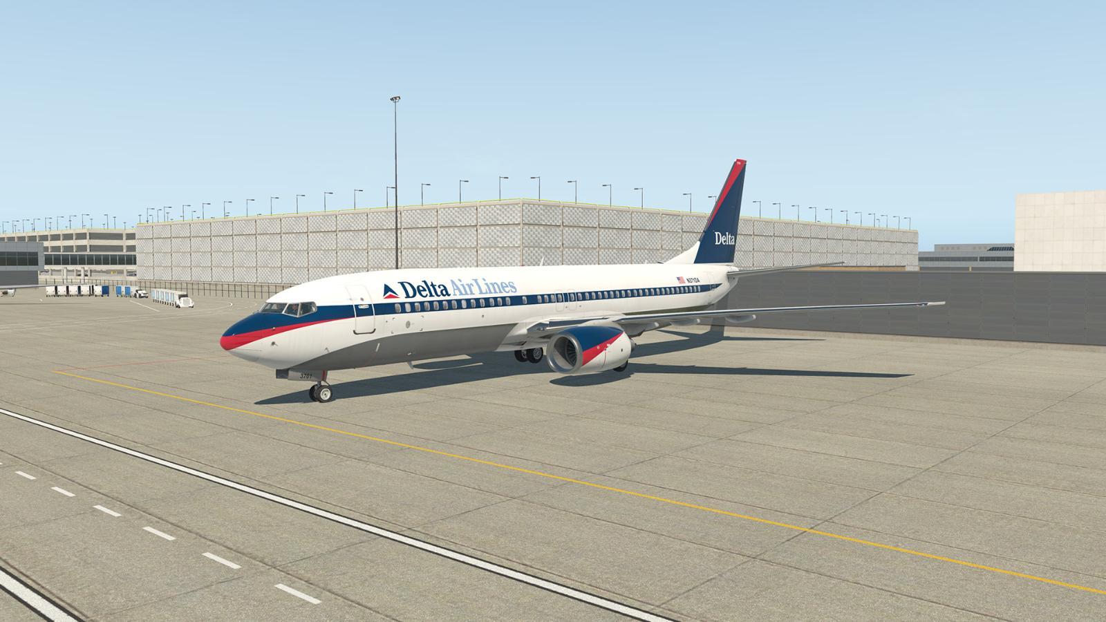 Delta Air Lines "Ron Allen" Interim Livery for Zibo 737-800X - Aircraft ...