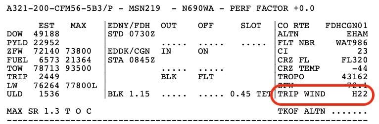 SIMBRIEF Flightplan Trip Wind Question - General X-Plane Discussion - X ...