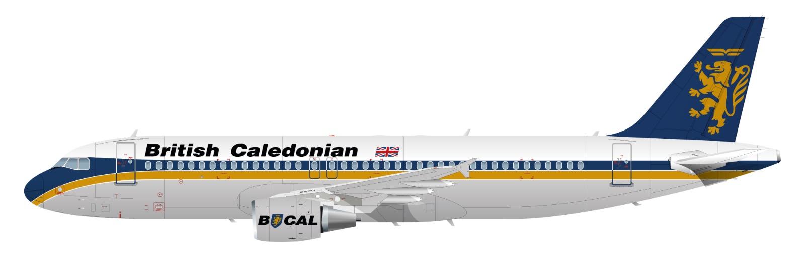 British Caledonian F-WWDE for Flightfactor A320 - Aircraft Skins ...
