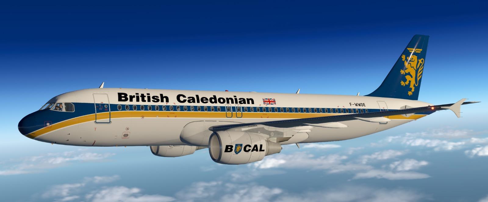 British Caledonian F-WWDE for Flightfactor A320 - Aircraft Skins ...