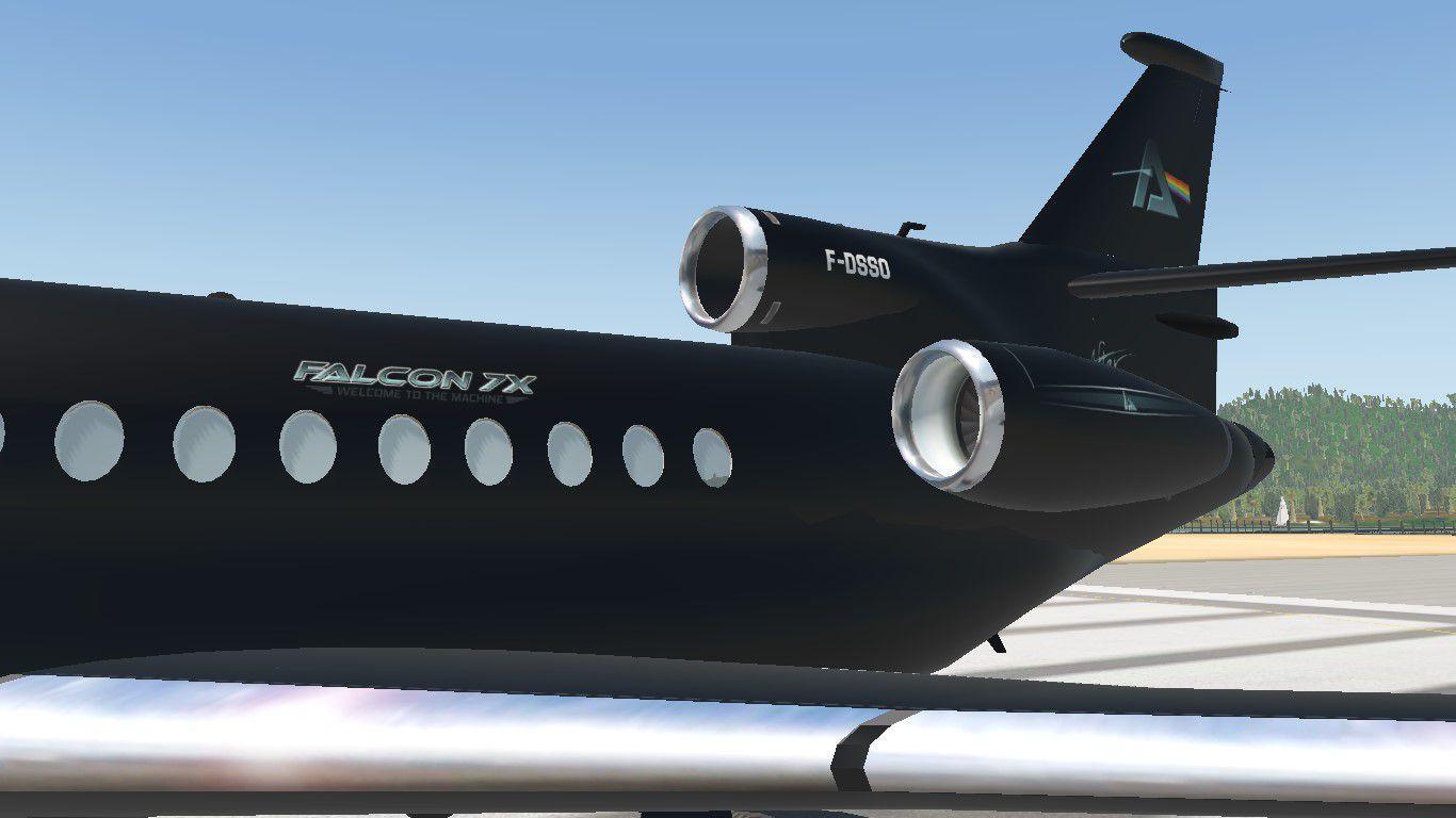 Falcon 7X After F-DSSO (fictional) livery - Aircraft Skins - Liveries ...