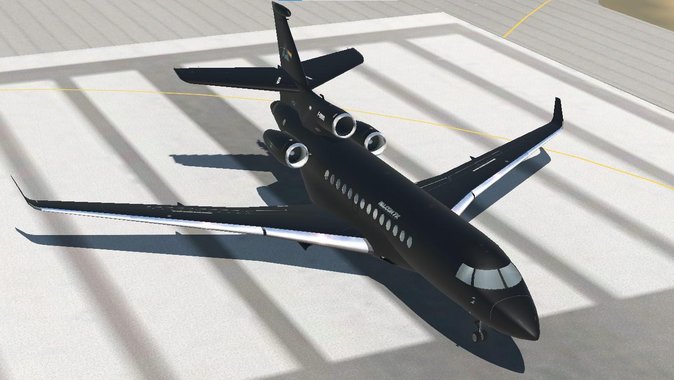 Falcon 7X After F-DSSO (fictional) livery - Aircraft Skins - Liveries ...