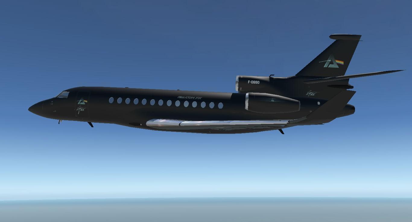 Falcon 7X After F-DSSO (fictional) livery - Aircraft Skins - Liveries ...