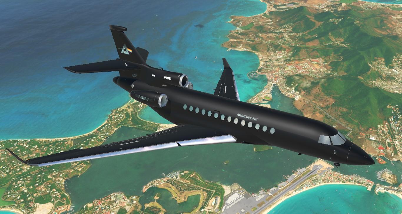 Falcon 7X After F-DSSO (fictional) livery - Aircraft Skins - Liveries ...