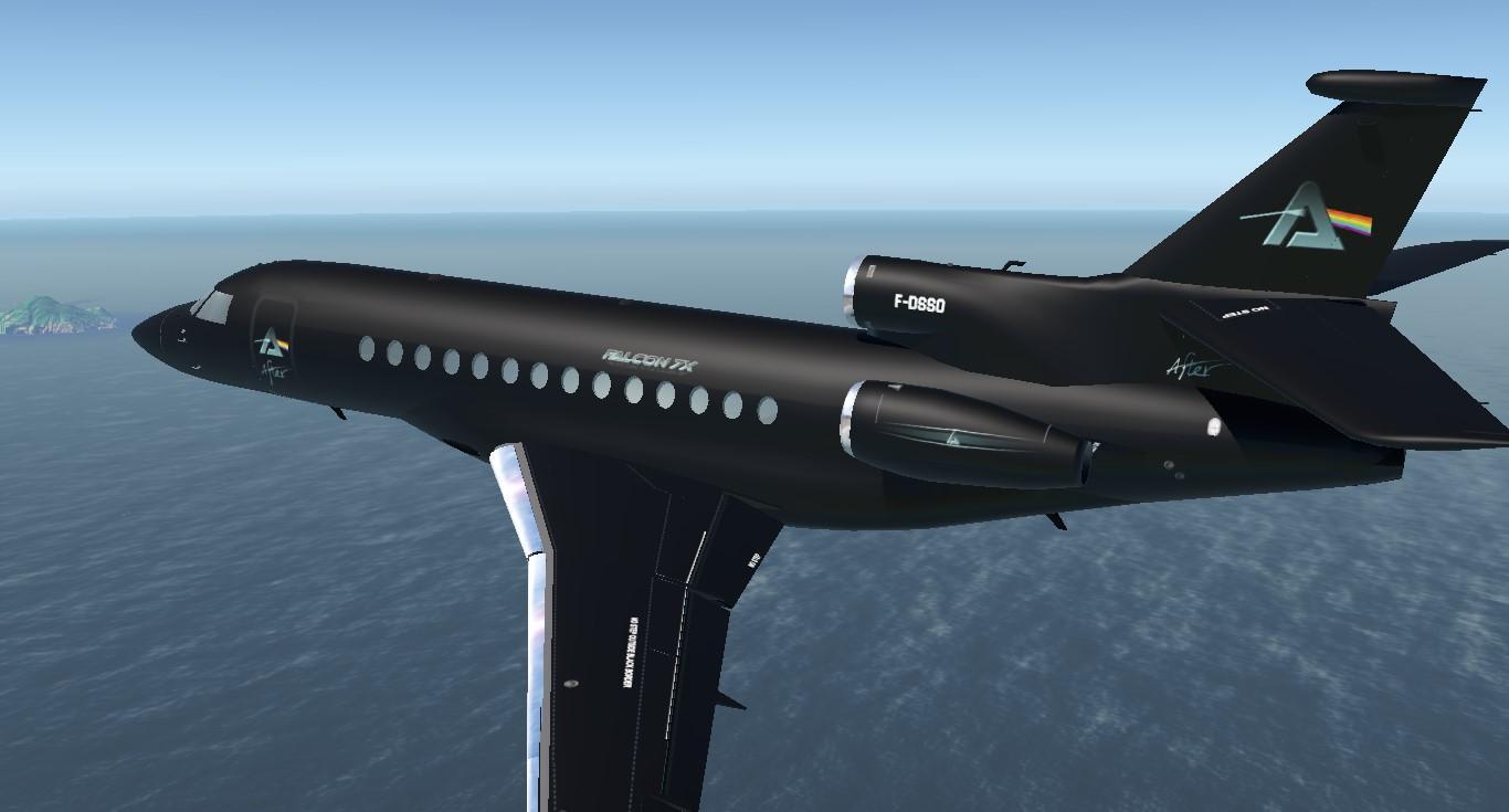 Falcon 7X After F-DSSO (fictional) livery - Aircraft Skins - Liveries ...