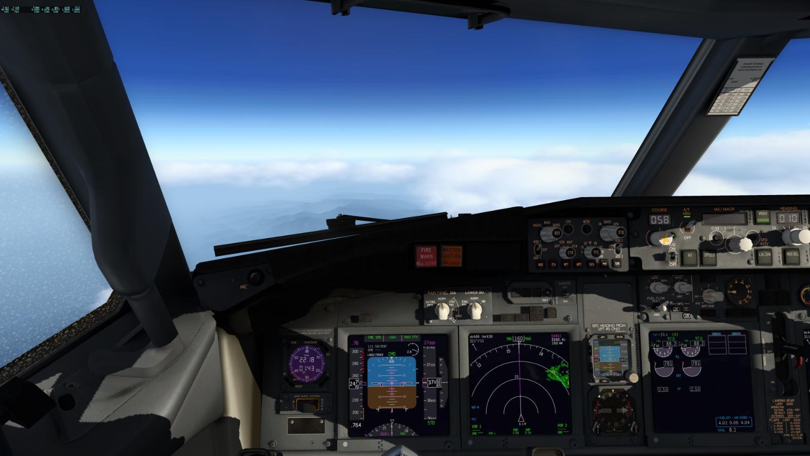 Is Weather Radar working or not? - ZIBO B738-800 modified - X-Plane.Org ...