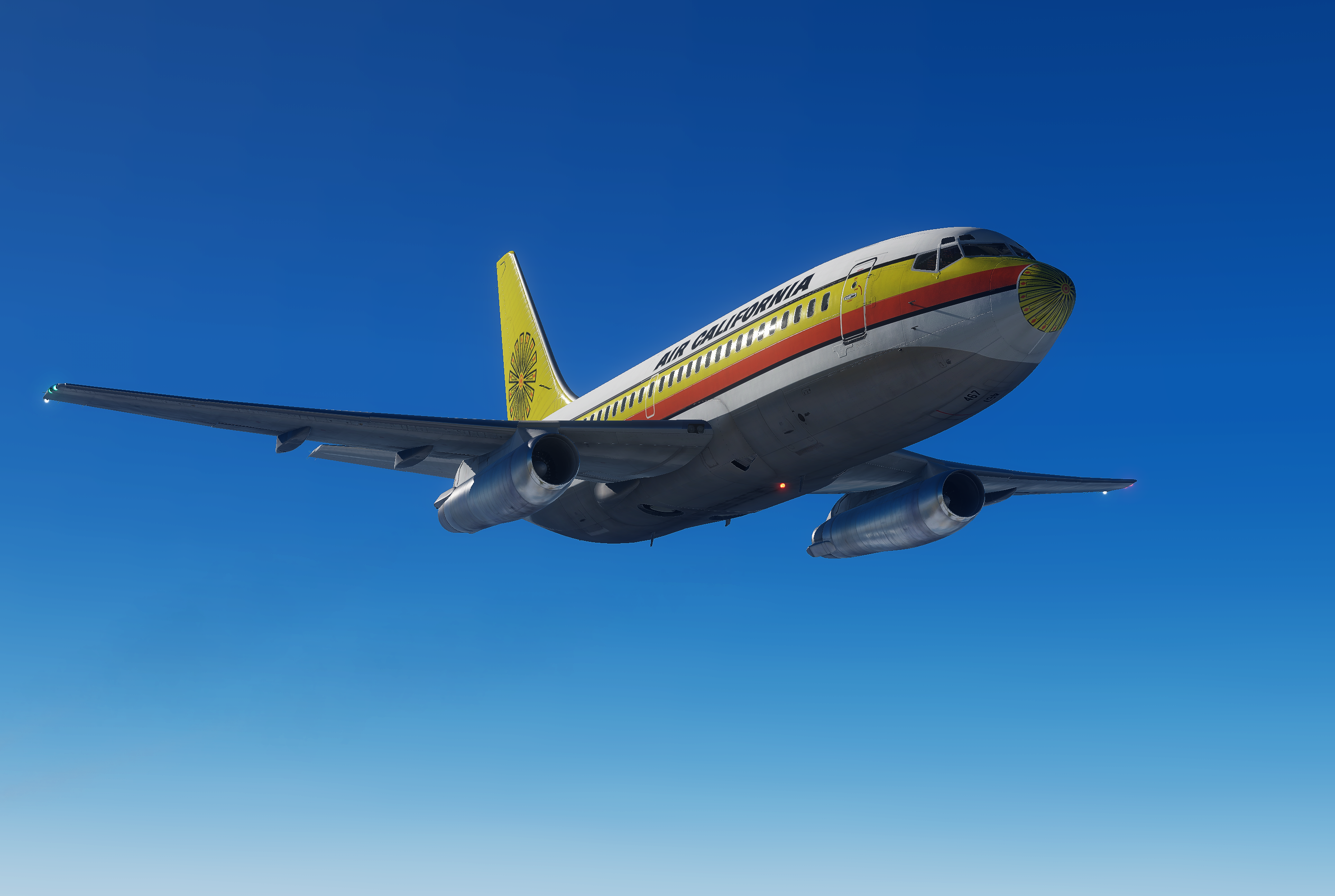 CDF - Air California Livery (FJS 732) - 732 TwinJet Paints - X-Plane ...