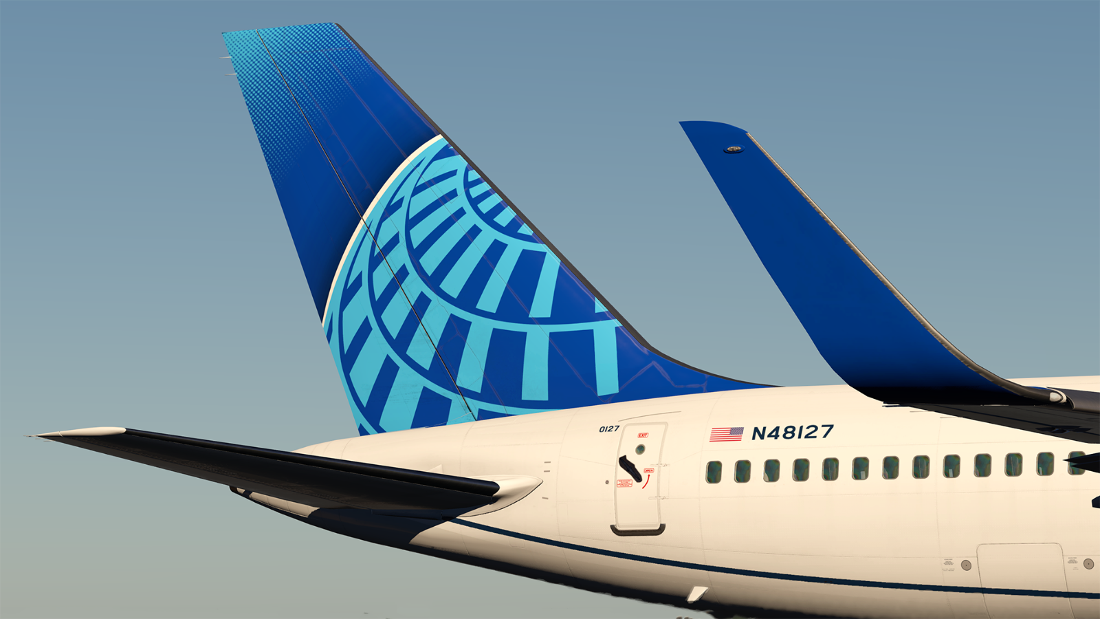 United FlightFactor 757-200 (N48127) - Aircraft Skins - Liveries - X ...