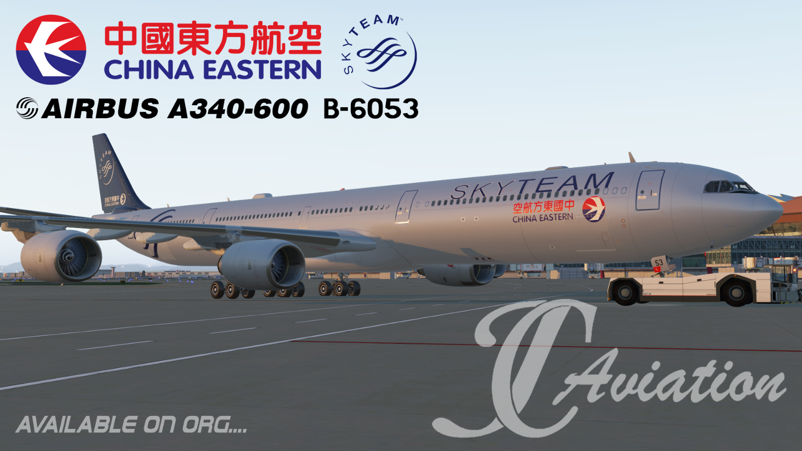 China Eastern Airlines SkyTeam Airbus A340-600 B-6053 - Aircraft Skins ...