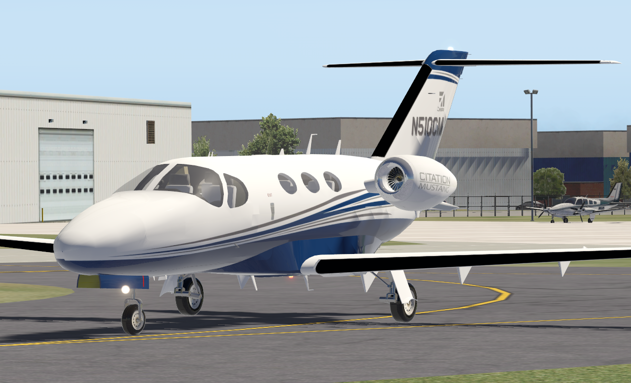 Textron Standard Livery Cessna Citation Mustang N510CM - Aircraft Skins ...