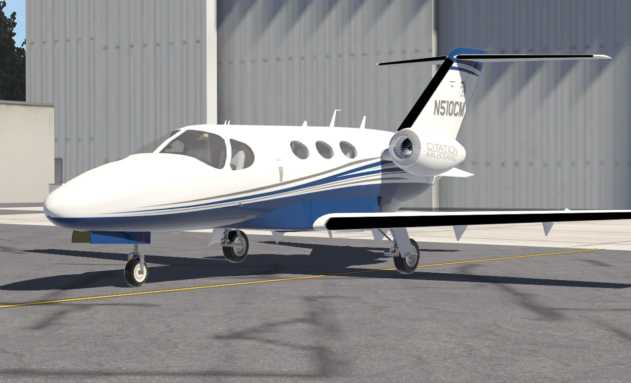 Textron Standard Livery Cessna Citation Mustang N510CM - Aircraft Skins ...