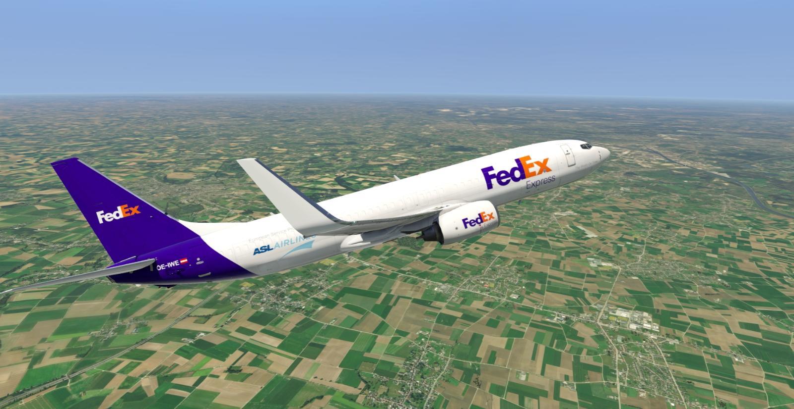 FedEx Operated by ASL Airlines Liveries for the Zibo 737-800 - Aircraft ...