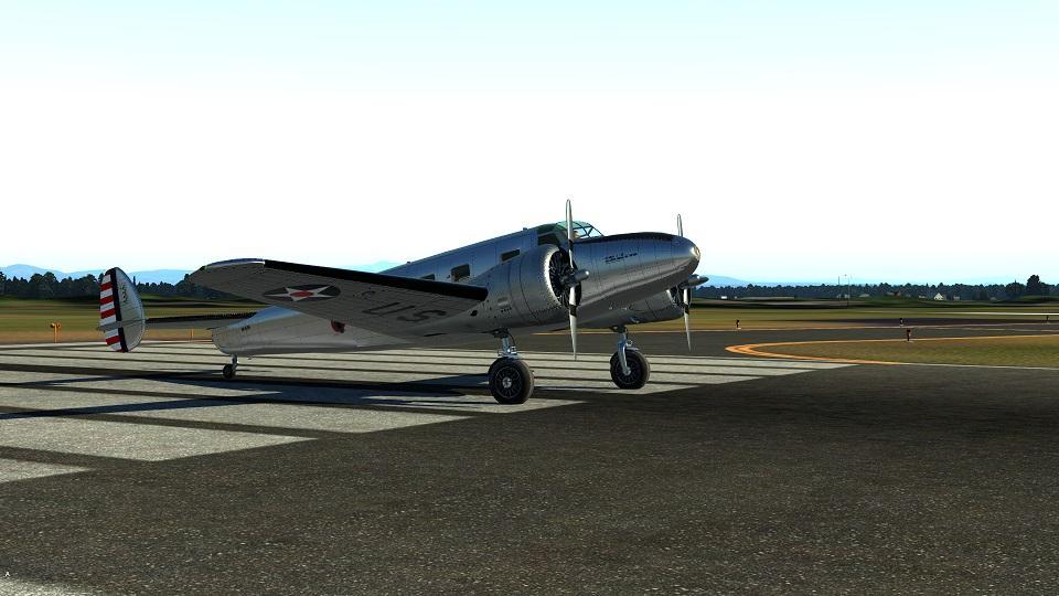Lockheed L-12a Electra Jr. - USAAC - 38-536 - Aircraft Skins - Liveries ...