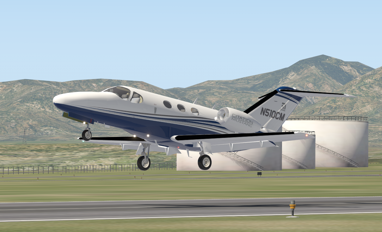 Textron Standard Livery Cessna Citation Mustang N510CM - Aircraft Skins ...