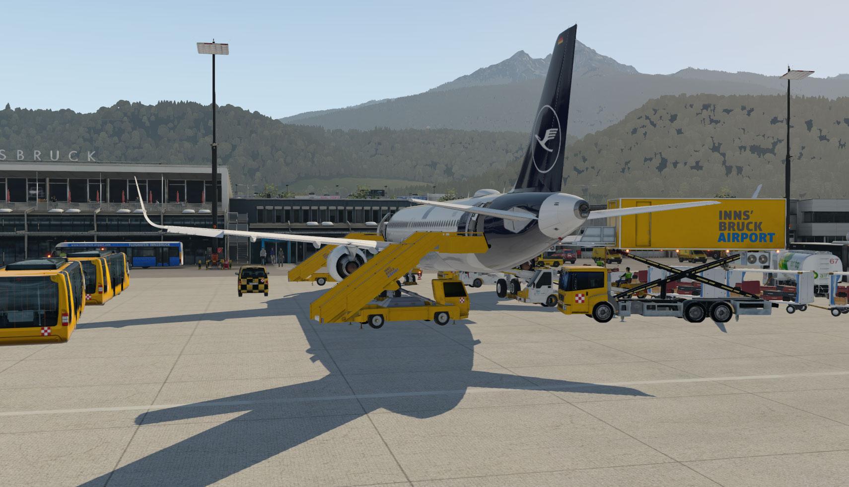JD Ground Handling Deluxe Innsbruckairport Livery - Payware Utilities ...