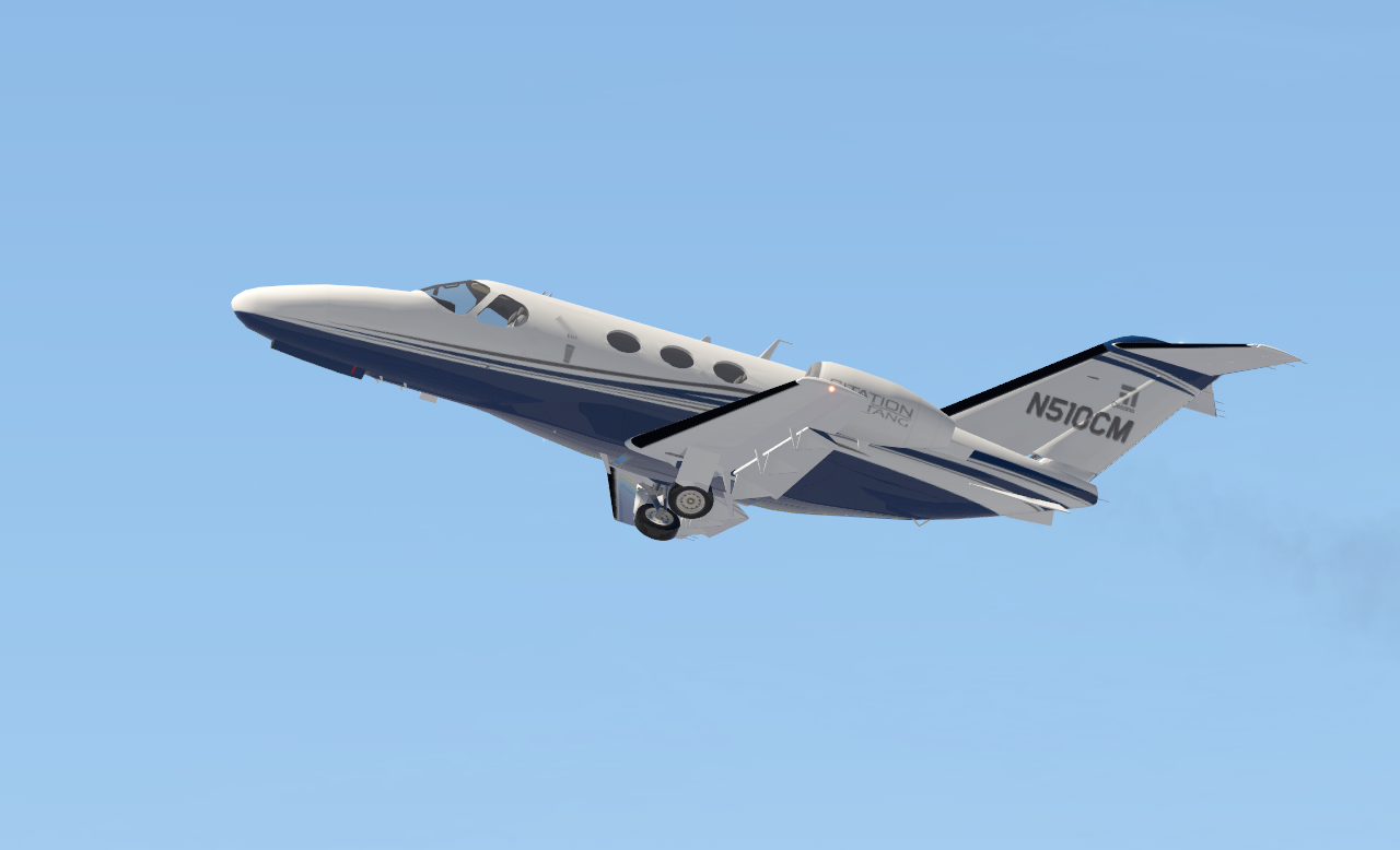 Textron Standard Livery Cessna Citation Mustang N510CM - Aircraft Skins ...