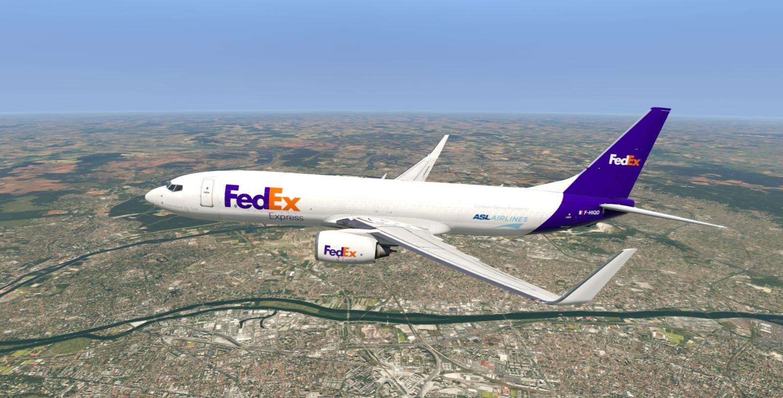 FedEx Operated by ASL Airlines Liveries for the Zibo 737-800 - Aircraft ...