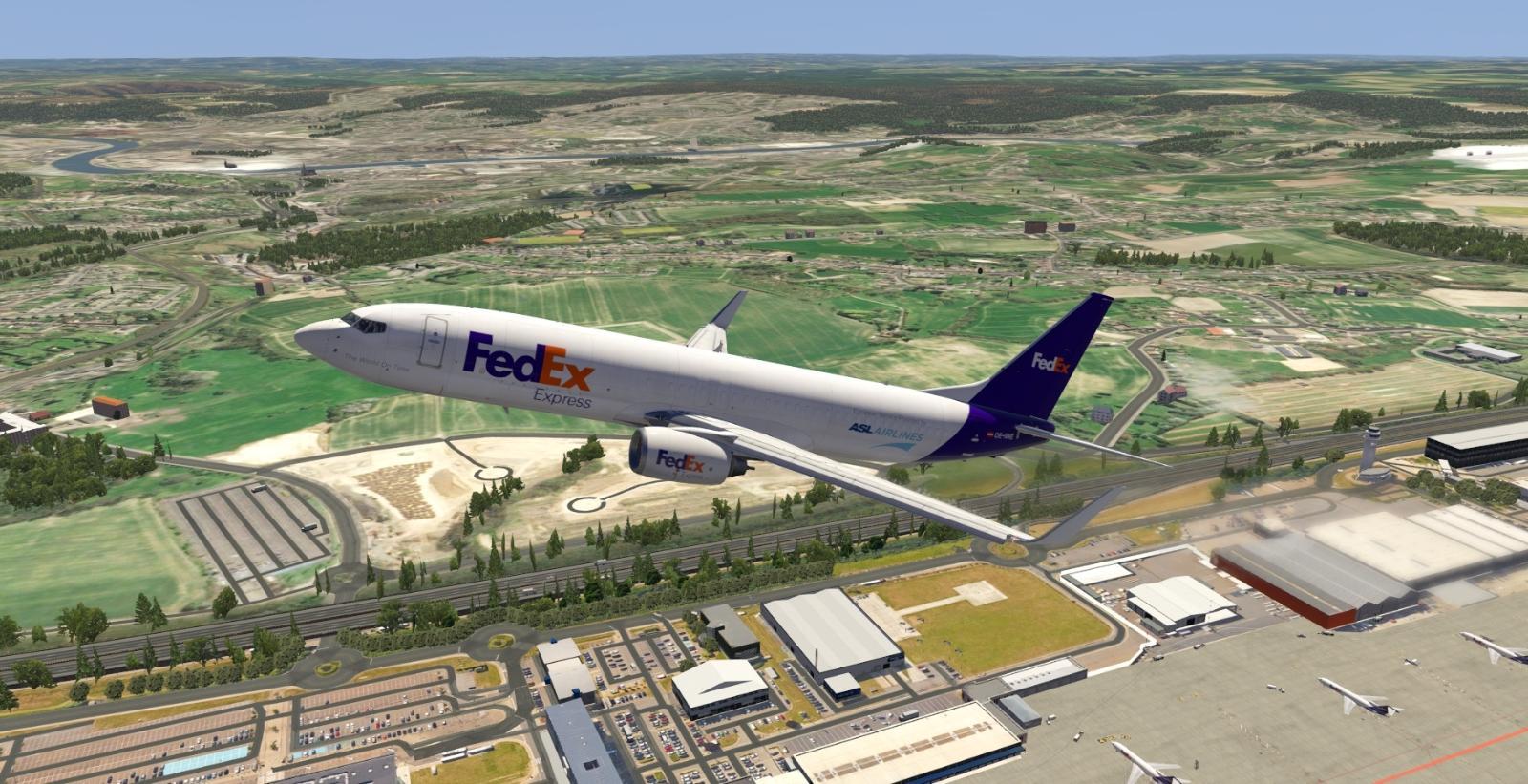 FedEx Operated by ASL Airlines Liveries for the Zibo 737-800 - Aircraft ...