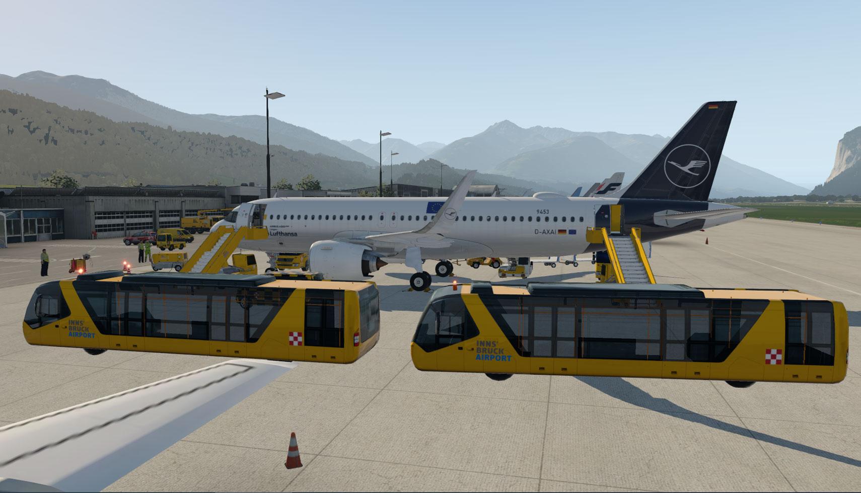JD Ground Handling Deluxe Innsbruckairport Livery - Payware Utilities ...