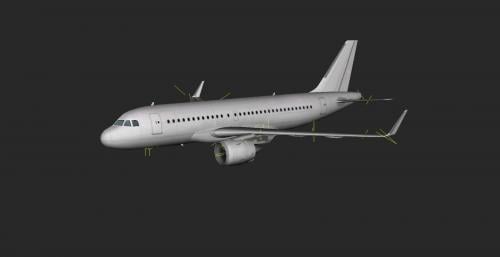 Traffic Global A319 NEO basic model - Aircraft Skins - Liveries - X ...
