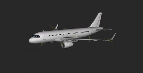 Traffic Global A319 NEO basic model - Aircraft Skins - Liveries - X ...