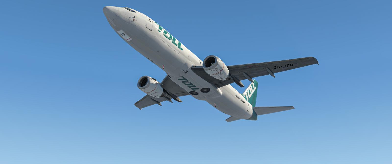 TOLL Freight Boeing 737-400 'ZK-JTQ' - RG-MOD for IXEG B733 - Aircraft ...