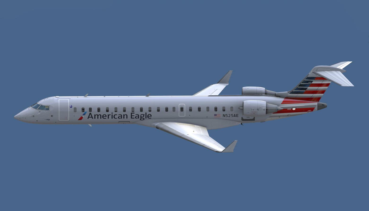 DeltaWing Simulations CRJ-700 - American Eagle - CRJ-700 - X-Plane.Org ...