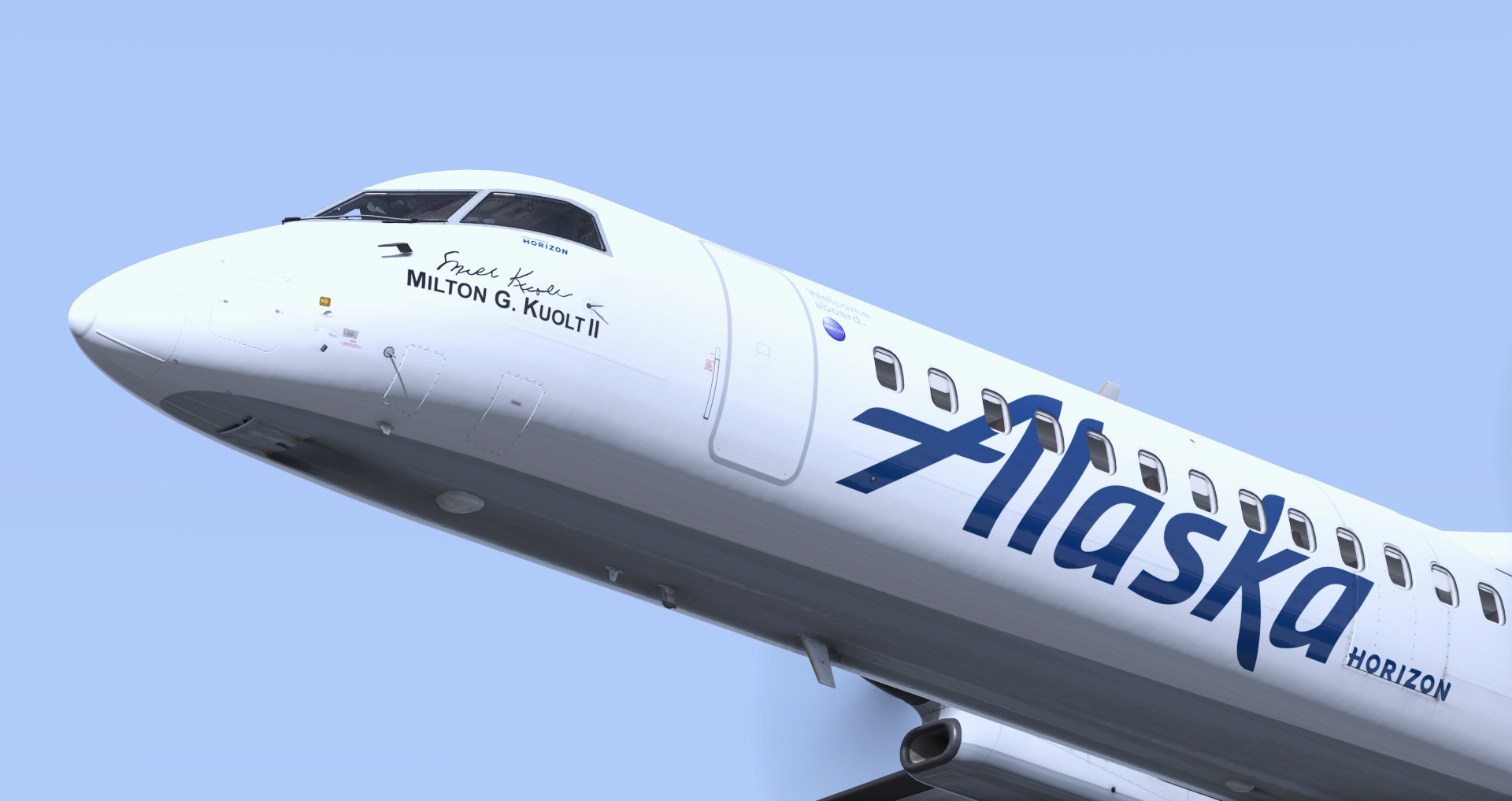 Alaska Airlines (Horizon Air) "Milton G. Kuolt II" N434MK for the ...