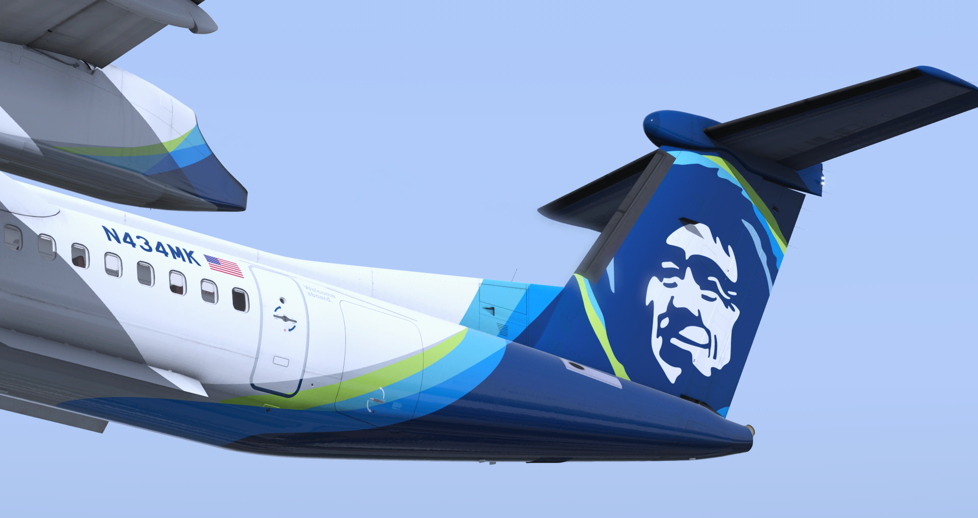 Alaska Airlines (Horizon Air) "Milton G. Kuolt II" N434MK for the ...